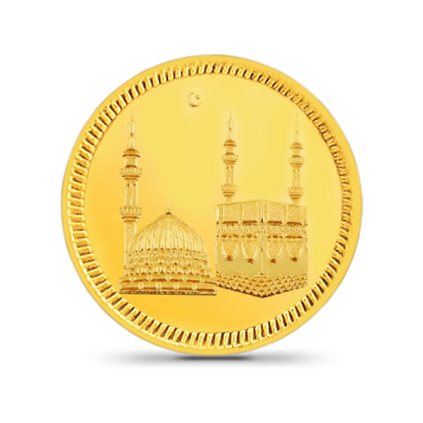 4 Gram, 22KT Mecca Gold Coin – JewelBazar